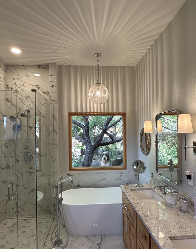 KOHLER Embra by Studio McGee 1 -Light Brushed Nickel Transitional Clear ...