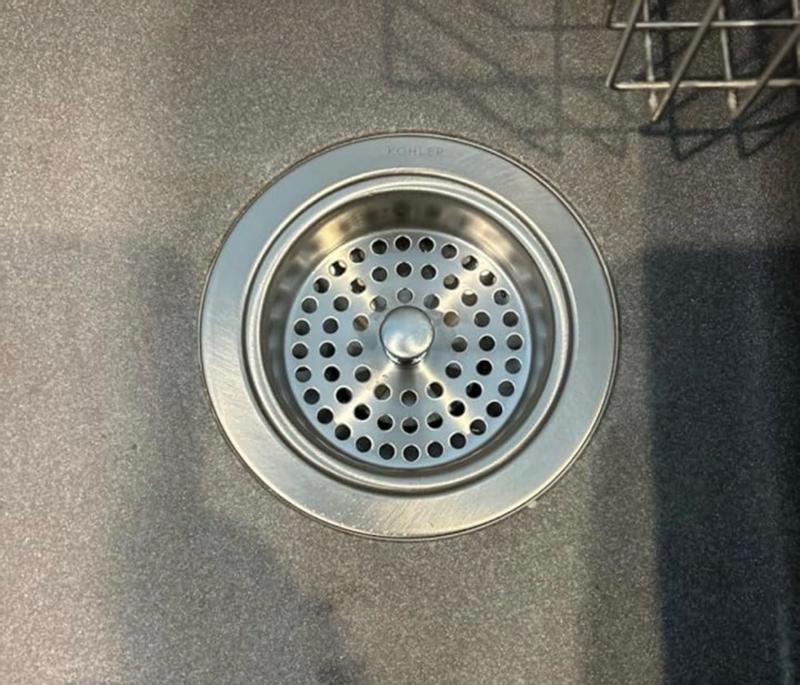 KOHLER Duostrainer 4.5-in Stainless Steel Garbage Disposal Lock Mount ...