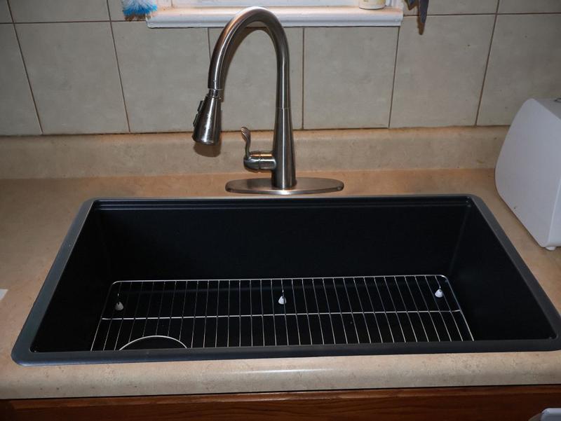 KOHLER Billings 17.5-in L x 18.31-in W Composite Undermount Residential ...