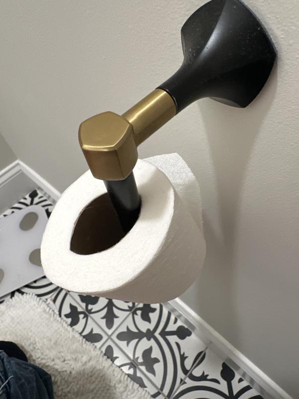 KOHLER Occasion Vibrant Polished Nickel Recessed Pivot Toilet Paper ...