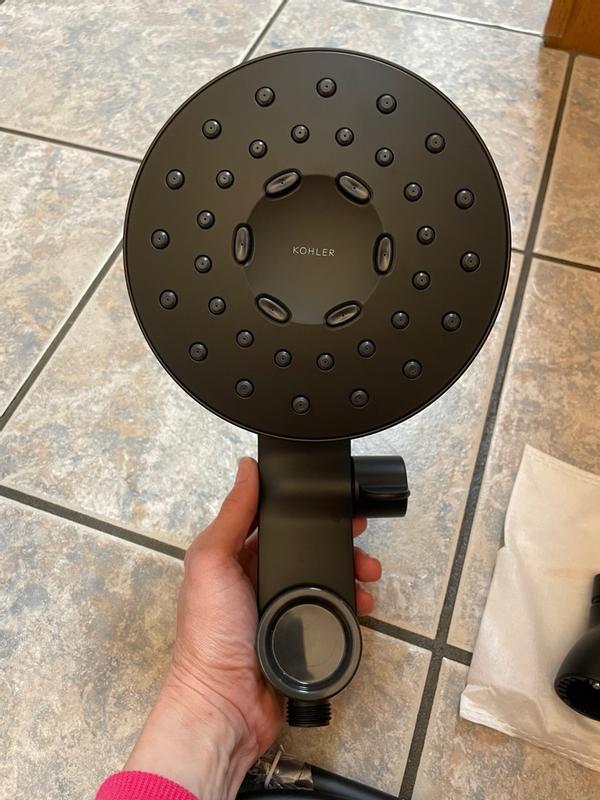 KOHLER Premise Rite-Temp Matte Black 1-handle Single Function Round Bathtub and Shower Faucet ...