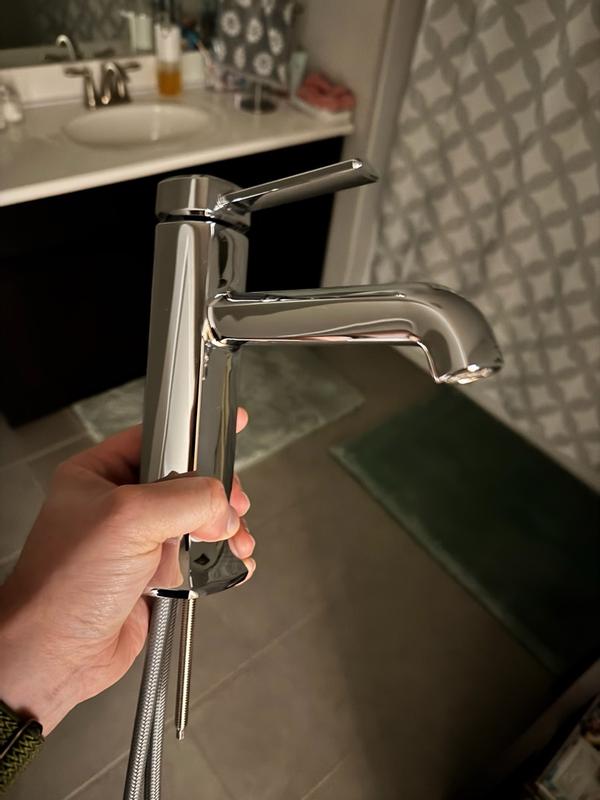 KOHLER Occasion Vibrant Brushed Nickel Single hole 1-handle WaterSense ...