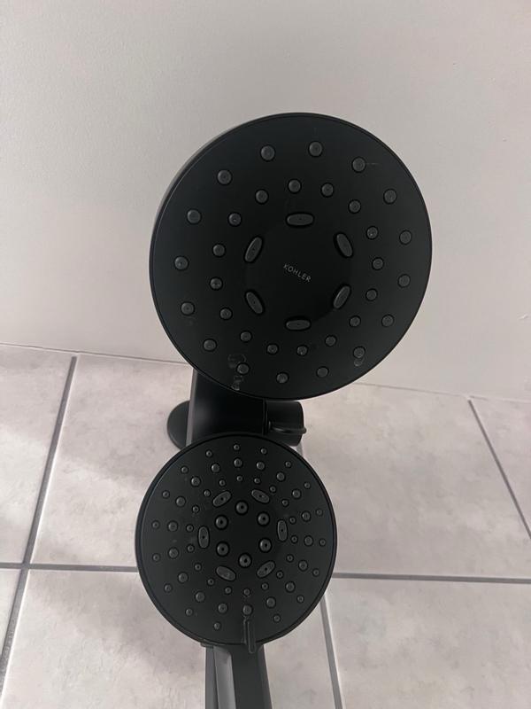 KOHLER Premise Rite-Temp Matte Black 1-handle Single Function Round Bathtub and Shower Faucet ...