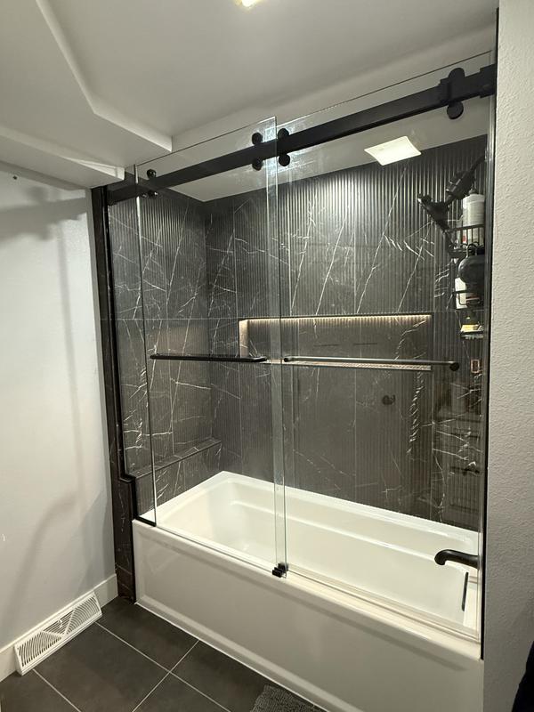 KOHLER Archer 32-in W x 66-in L Sandbar Acrylic Rectangular Right Drain ...