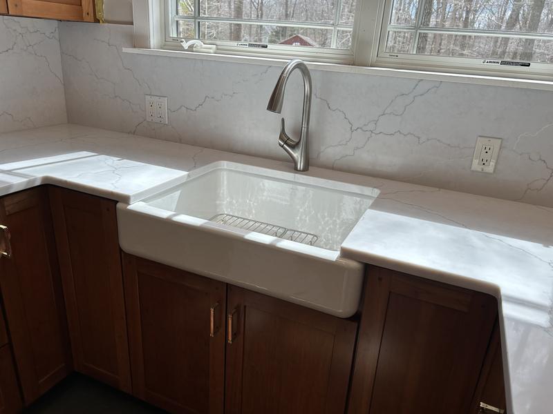 KOHLER Whitehaven 35-1/2-Inch Undermount Single-Bowl Farmhouse Kitchen ...