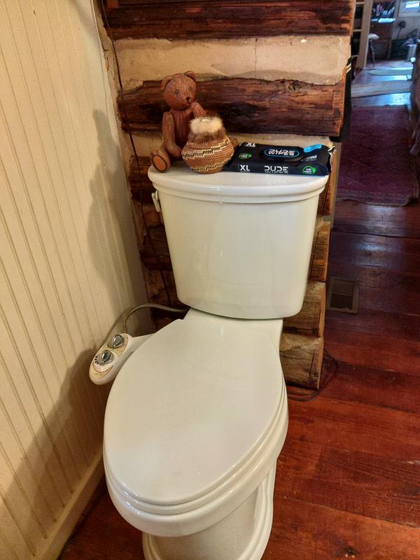 KOHLER Battan The Complete Solution White Elongated Chair Height Soft ...