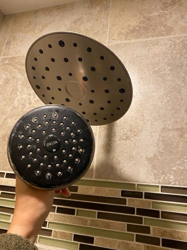 KOHLER Raindet Vibrant Brushed Nickel 8-in Round Fixed Rain 1.75 GPM ...