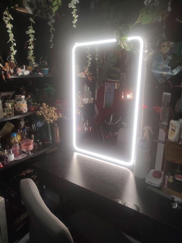 KOHLER Essential Ultrabright 22-in x 34-in Framed Rectangle LED Lighted ...