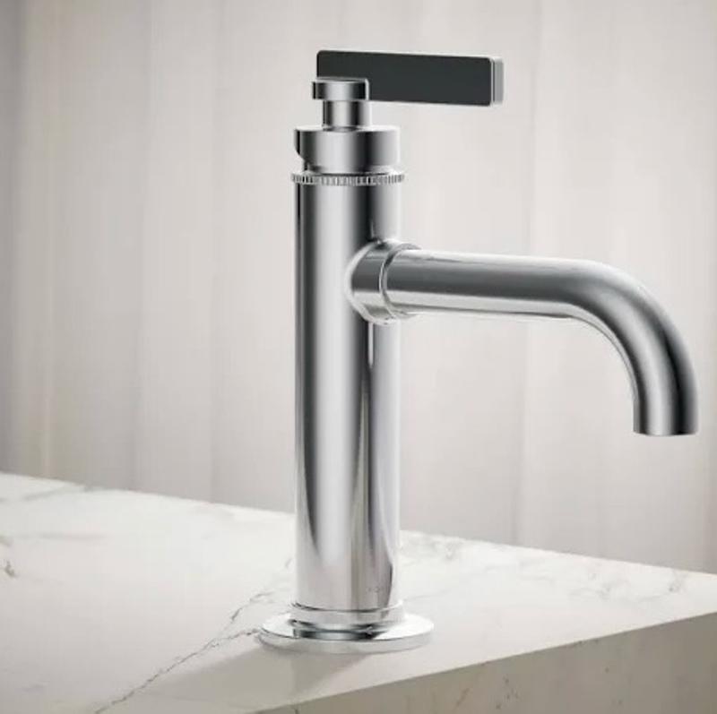 KOHLER Castia by Studio McGee Vibrant Brushed Moderne Brass Single Hole ...