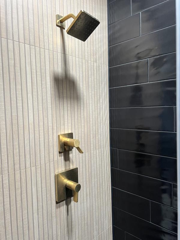 KOHLER Parallel 1 -Spray Vibrant Brushed Bronze 5-in Round High ...