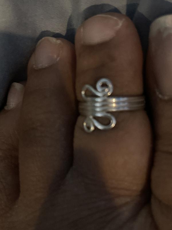 Scroll Toe Ring Sterling Silver | Kay