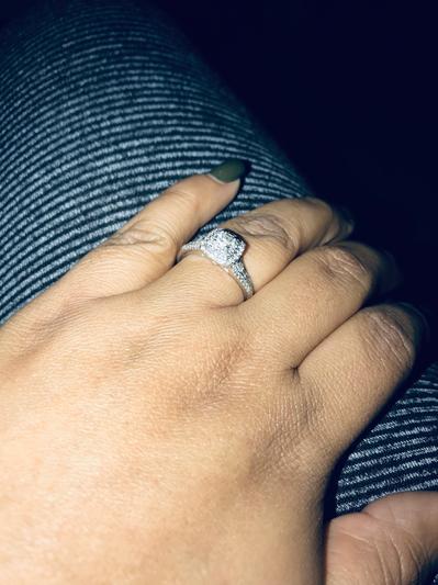 Now + Forever Engagement Ring 5/8 ct tw Diamonds 10K White Gold | Kay