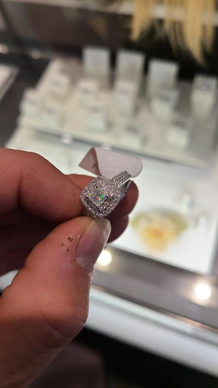 THE LEO First Light Diamond Engagement Ring 1 ct tw 14K White Gold | Kay