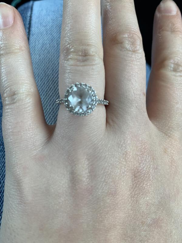 White Lab-Created Sapphire Ring Sterling Silver | Kay