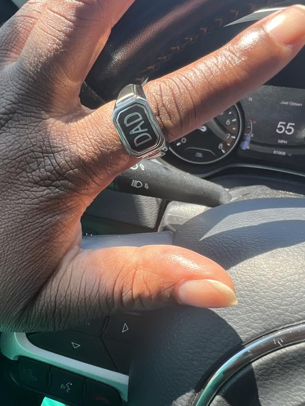 Dad Ring Stainless Steel | Kay