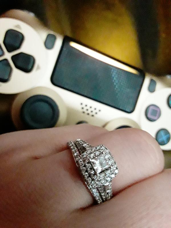 Now + Forever Engagement Ring 5/8 ct tw Diamonds 10K White Gold | Kay