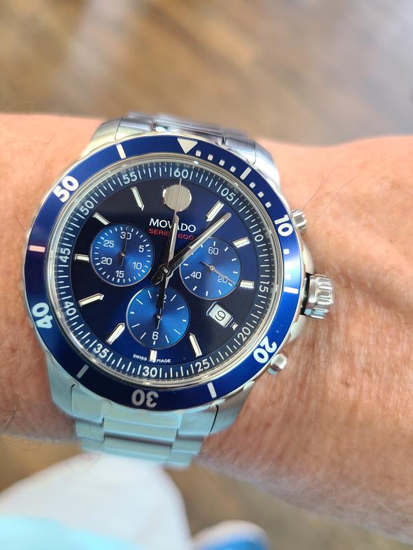 Movado Men's Series 800 Chronograph Watch 2600141 | Kay