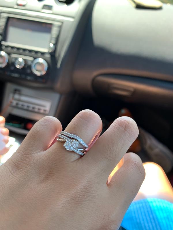 Ever Us Diamond Engagement Ring 1/2 ct tw Round 14K White Gold | Kay