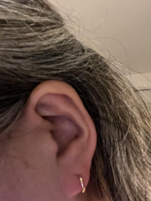 Continuous Hoop Earrings 14K Yellow Gold 14mm | Kay