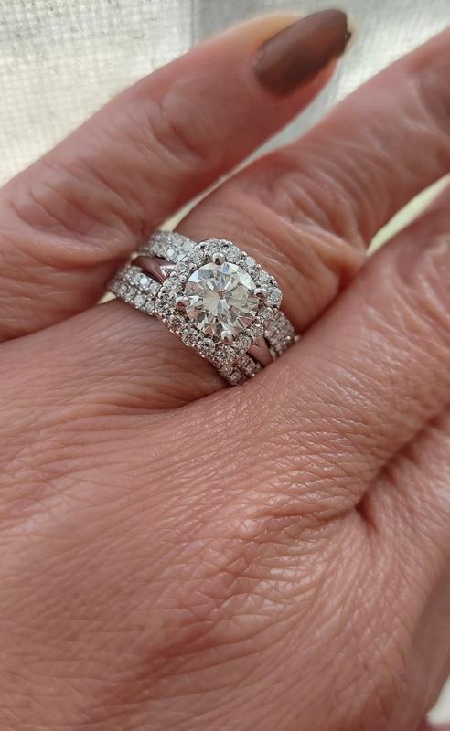 THE LEO Diamond Enhancer Ring 5/8 ct tw Round-cut 14K White Gold | Kay