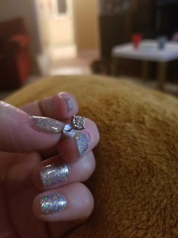 Radiant Reflections 1/3 ct tw Diamonds Sterling Silver Earrings (J/I3 ...