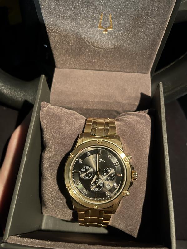 Bulova Men's Chronograph Gold-tone Watch 97D126 | Kay