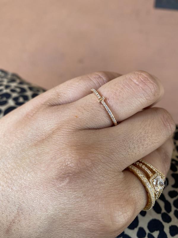 Emmy London Diamond Ring 1/10 ct tw 10K Rose Gold | Kay