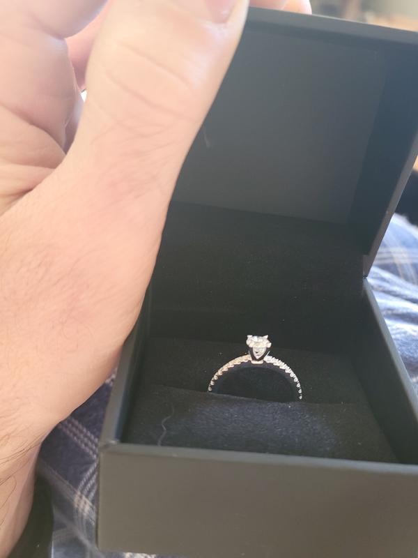 THE LEO First Light Diamond Engagement Ring 5/8 ct tw 14K White Gold | Kay