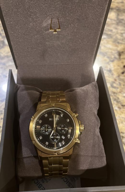 Bulova Men's Chronograph Gold-tone Watch 97D126 | Kay