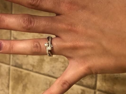 Ever Us Diamond Engagement Ring 1/2 ct tw Round 14K White Gold | Kay