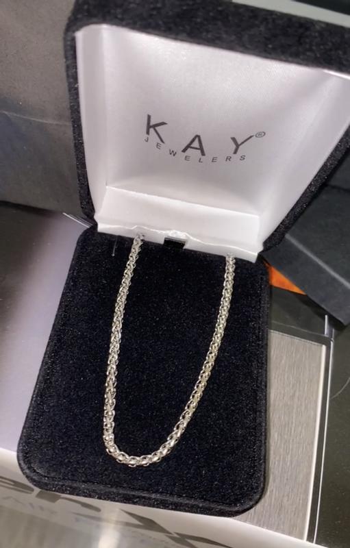 Wheat Chain Necklace 3mm Solid Stainless Steel 22" | Kay