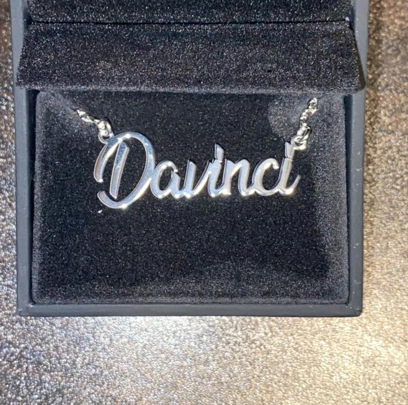 Cursive Script Name Necklace Sterling Silver 18" | Kay