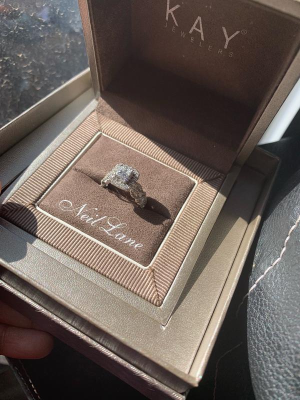 Neil Lane Engagement Ring 1-1/8 ct tw Diamonds 14K White Gold | Kay