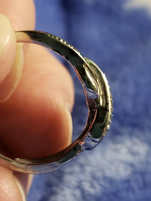 Infinity Symbol Ring 1/8 ct tw Diamonds Sterling Silver | Kay