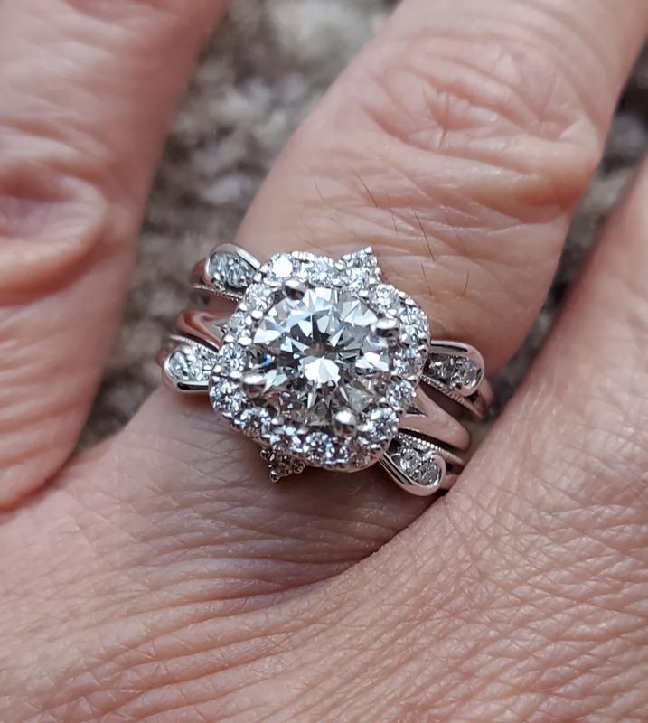 Now + Forever Diamond Insert Ring 1/4 Carat tw 14K White Gold | Kay