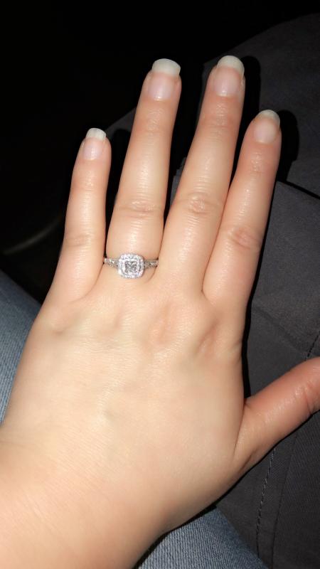 Now + Forever Engagement Ring 5/8 ct tw Diamonds 10K White Gold | Kay
