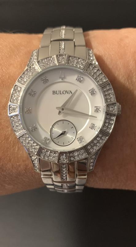 Bulova Phantom Mother-of-Pearl/Crystal Women's Watch 96L291 | Kay