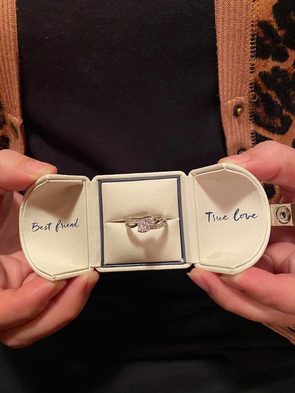 Ever Us Two-Stone Diamond Ring 1 ct tw Round-cut 14K White Gold | Kay