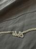 Diamond Large Script Name Necklace 1/4 ct tw Sterling Silver 18" | Kay