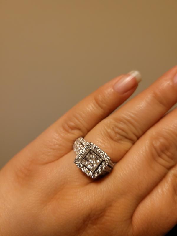 Diamond Engagement Ring 3 Carats tw 14K White Gold | Kay