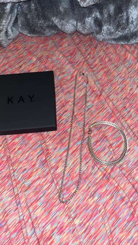 Wheat Chain Necklace 3mm Solid Stainless Steel 20" | Kay