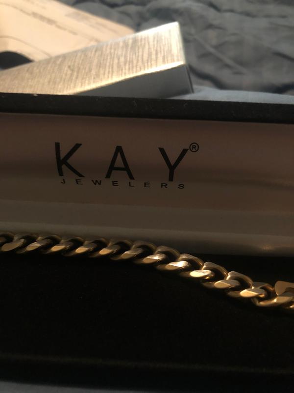 Curb Chain Bracelet Stainless Steel 10" Length | Kay