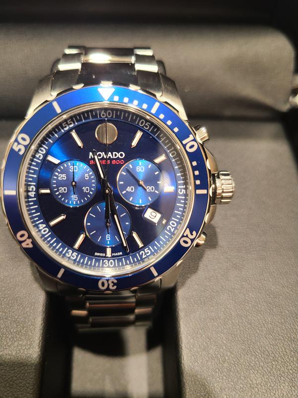 Movado Men's Series 800 Chronograph Watch 2600141 | Kay