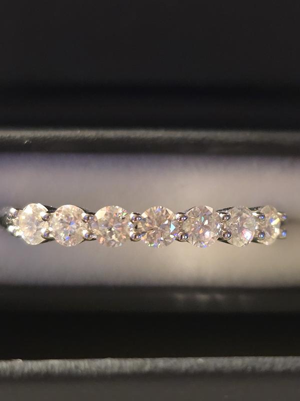 THE LEO First Light Diamond Anniversary Band 1/2 ct tw 14K White Gold | Kay