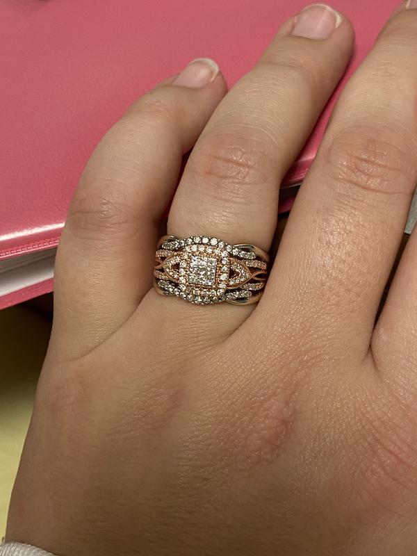 Now + Forever Diamond Engagement Ring 1/2 ct tw 10K Rose Gold | Kay