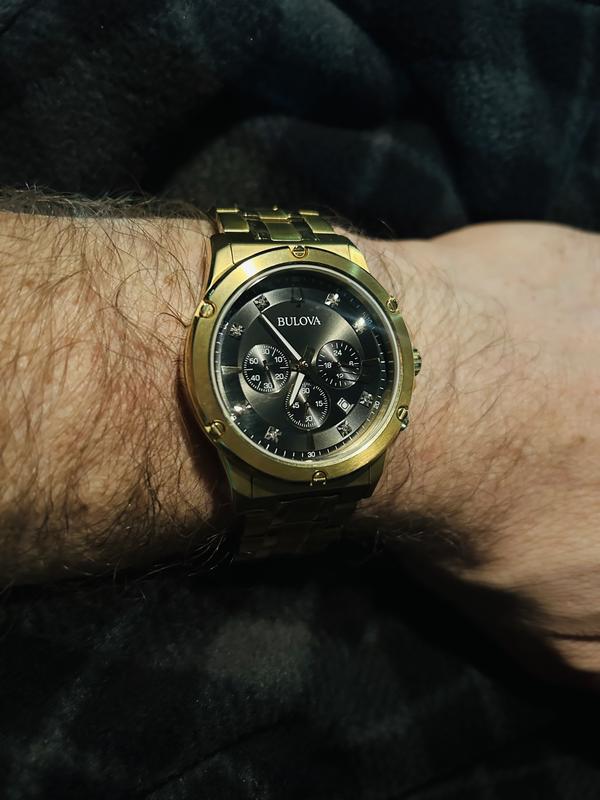 Bulova Men's Chronograph Gold-tone Watch 97D126 | Kay Outlet