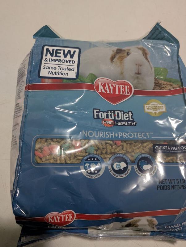 Kaytee Forti-Diet Pro Health Nourish+ Protect Guinea Pig Food 5 lb. Bag ...