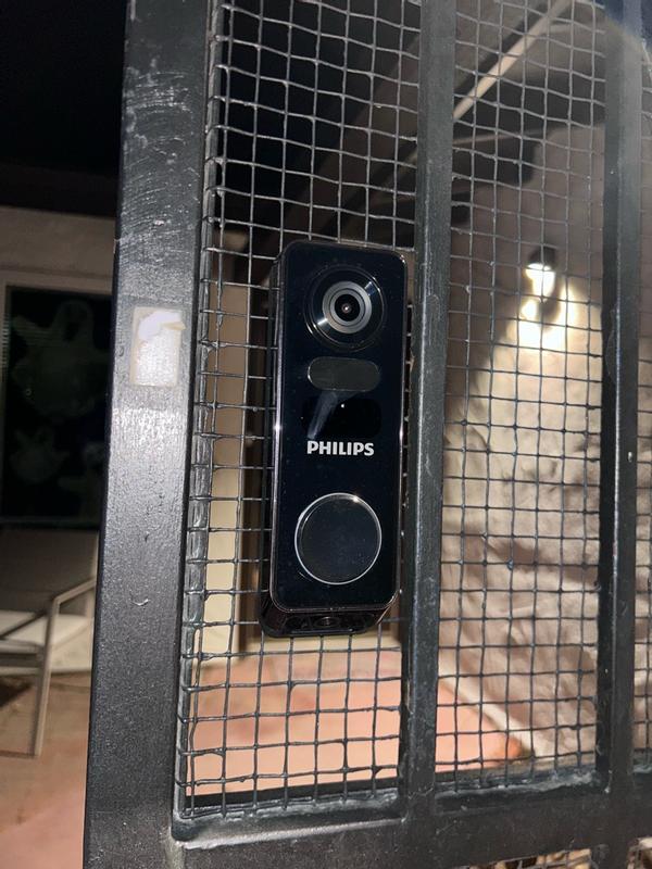 Philips Wired/Wireless Wi-Fi Compatible Smart Compatible Video Doorbell ...