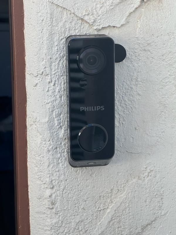 Philips Wired/Wireless Wi-Fi Compatible Smart Compatible Video Doorbell ...