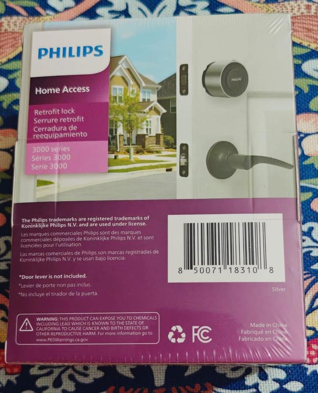 Philips Retrofit Black Smart Wi-Fi and Keypad Electronic Deadbolt Lock ...